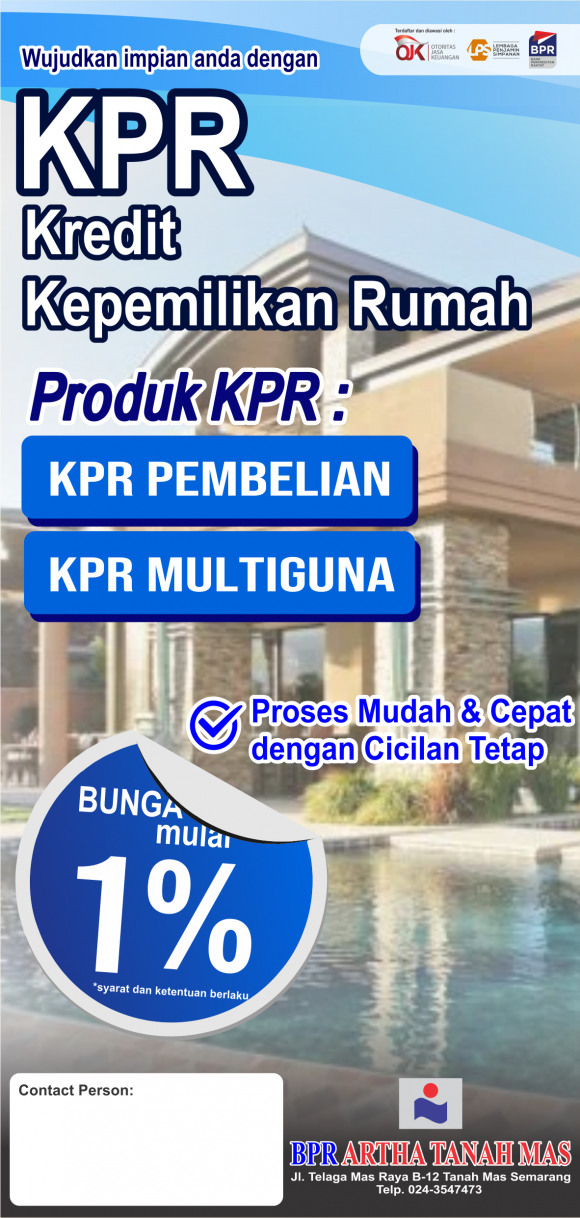 Kredit Kepemilikan Rumah - BPR Artha Tanah Mas